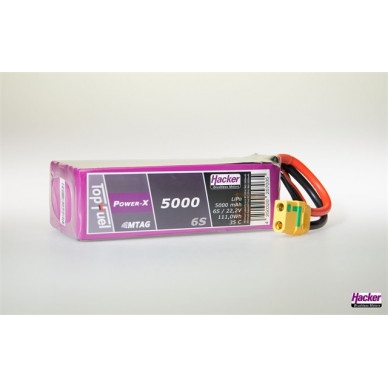 Pack Lipo Top-Fuel Power-X 6S/11,1V/5000mA 35C XT-90 MTAG