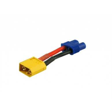 Adaptateur prise XT60 mâle vers EC3 femelle